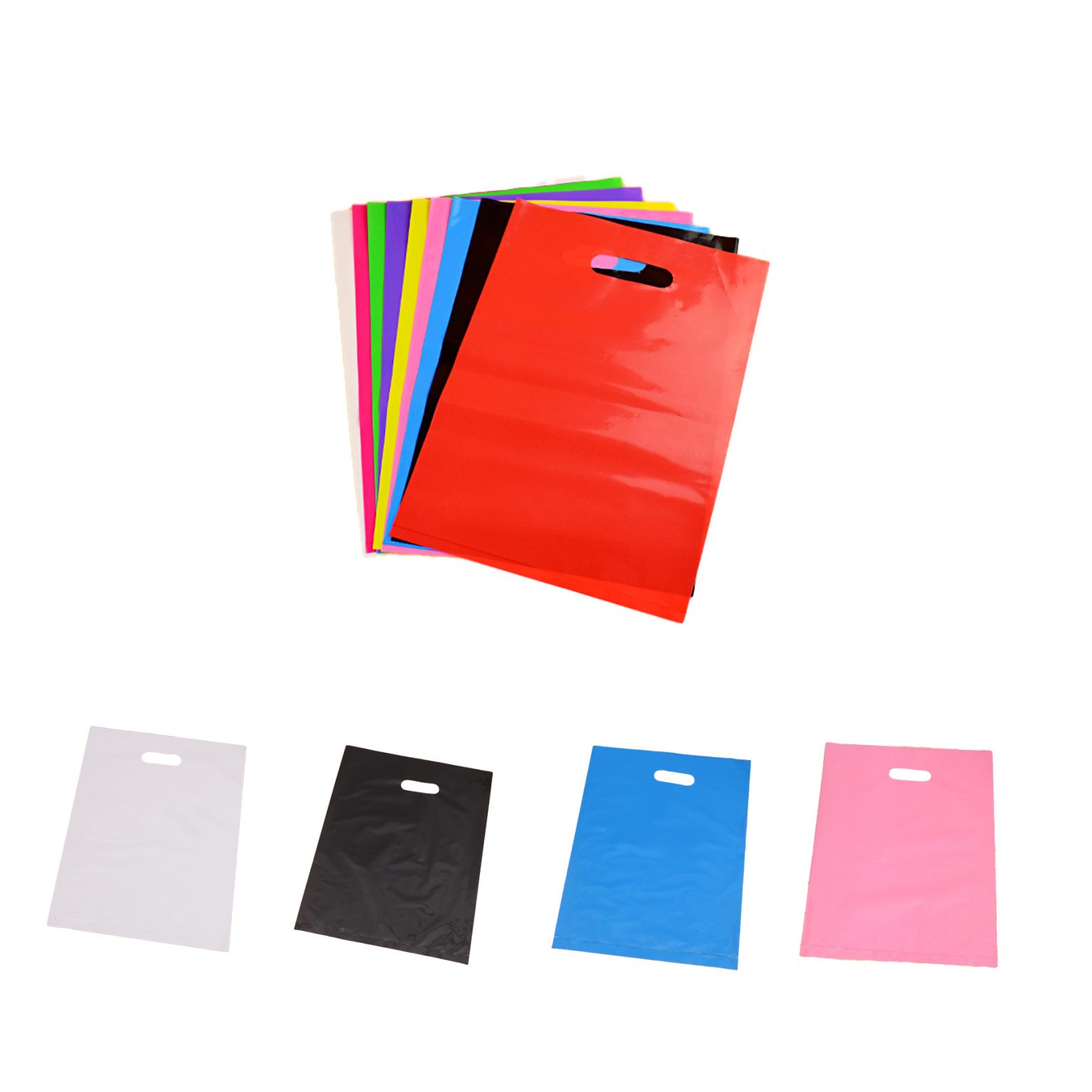 Die Cut Handle Plastic Bag – Promosky Gifts